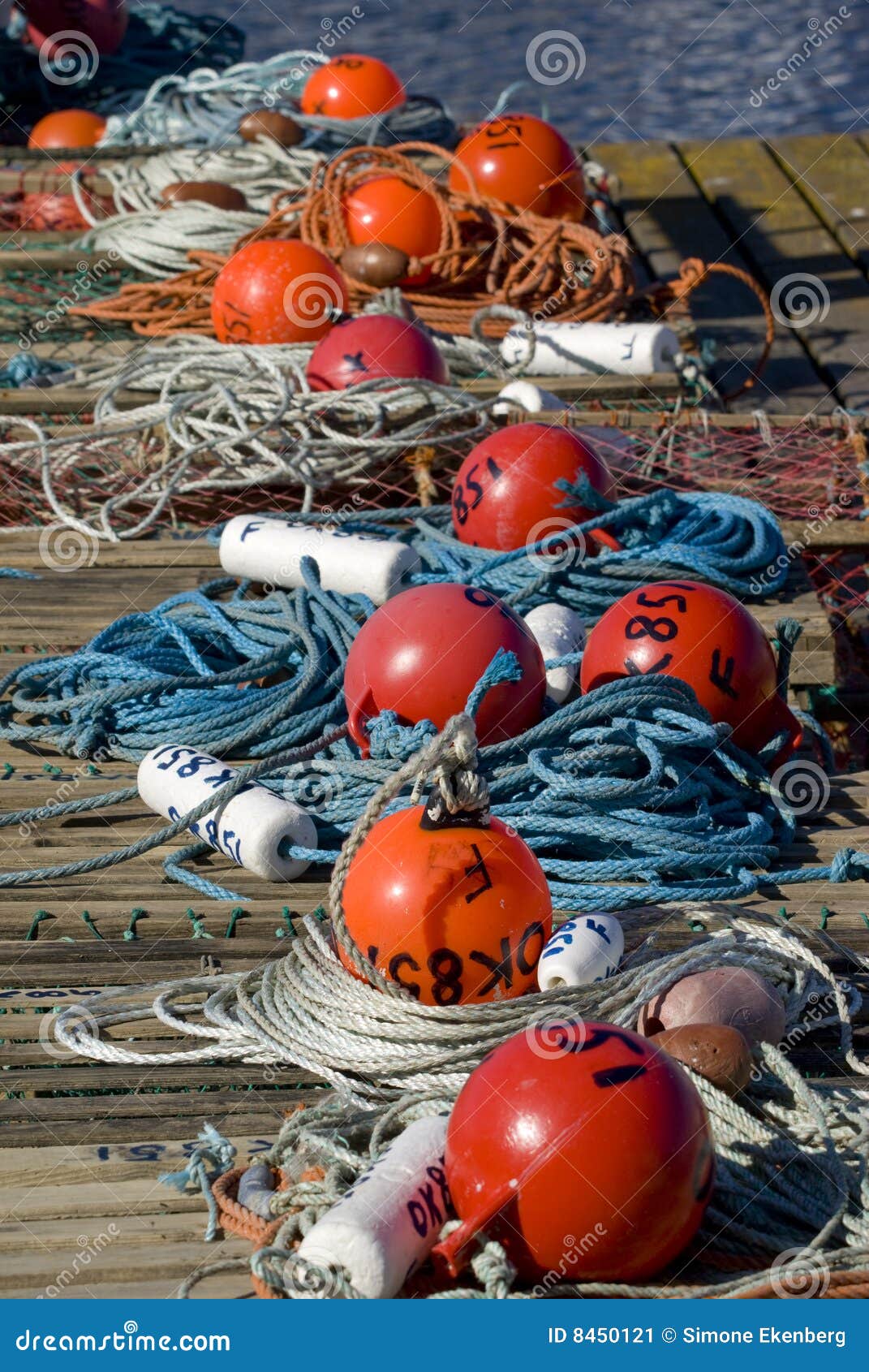 Red and Orange Floats in a Row Stock Image - Image of group, europe ...