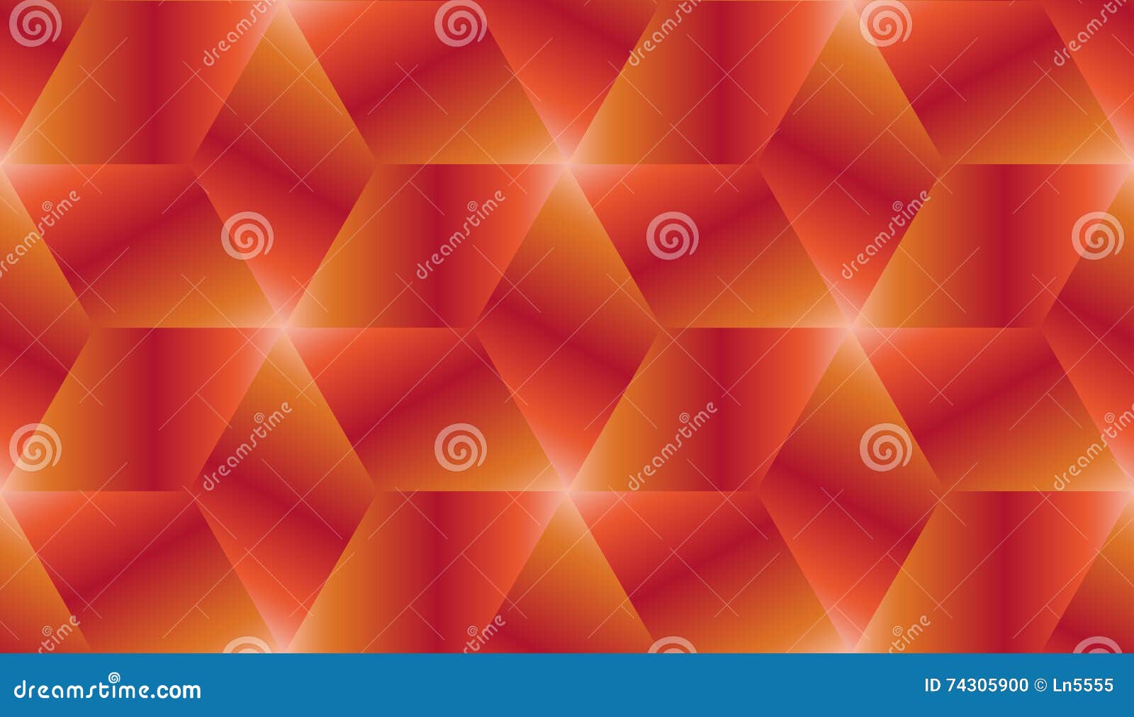 Red and Orange Gradient Cubes Seamless Pattern Stock Vector ...