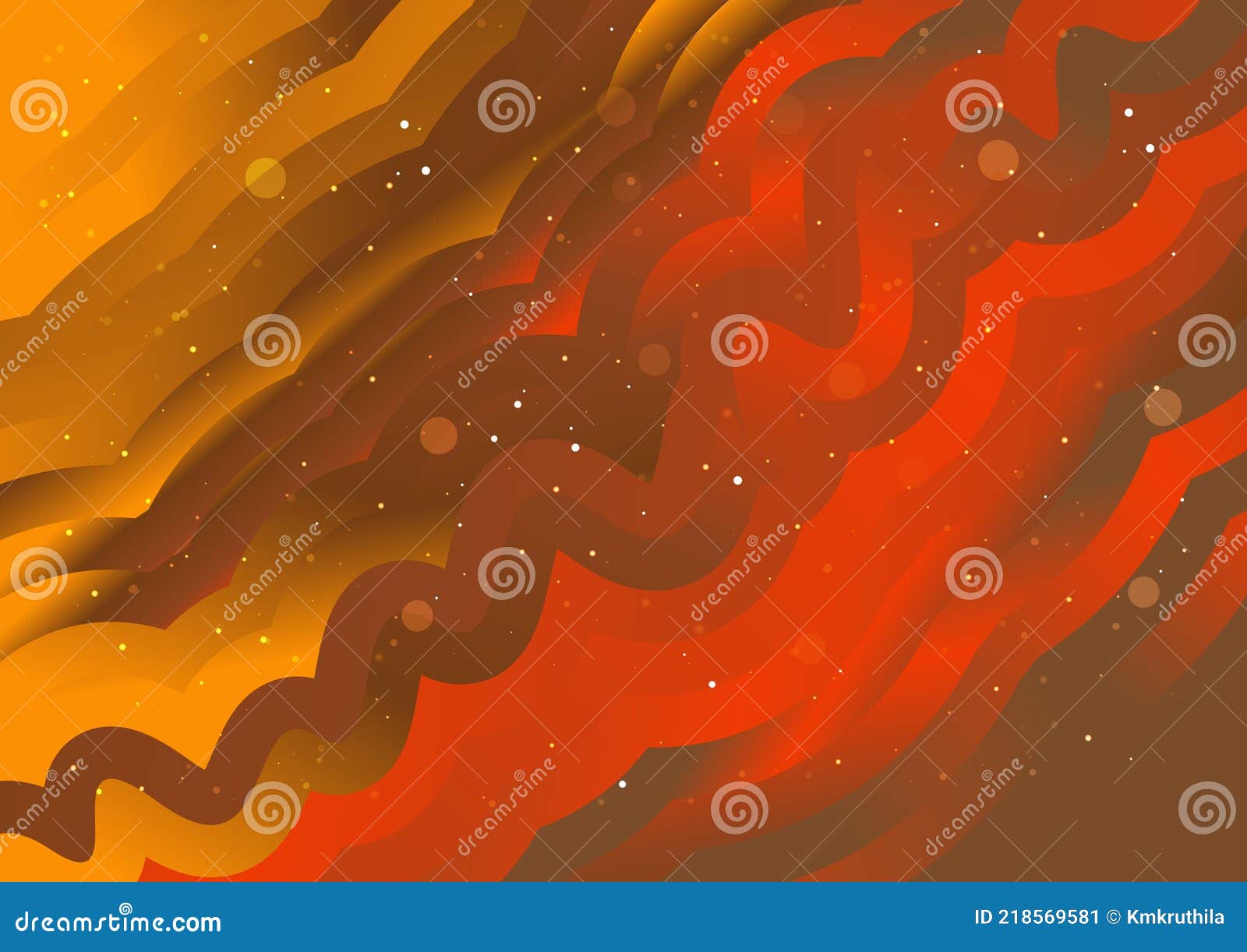 Red and Orange Gradient Wavy Background Graphic Stock Vector ...