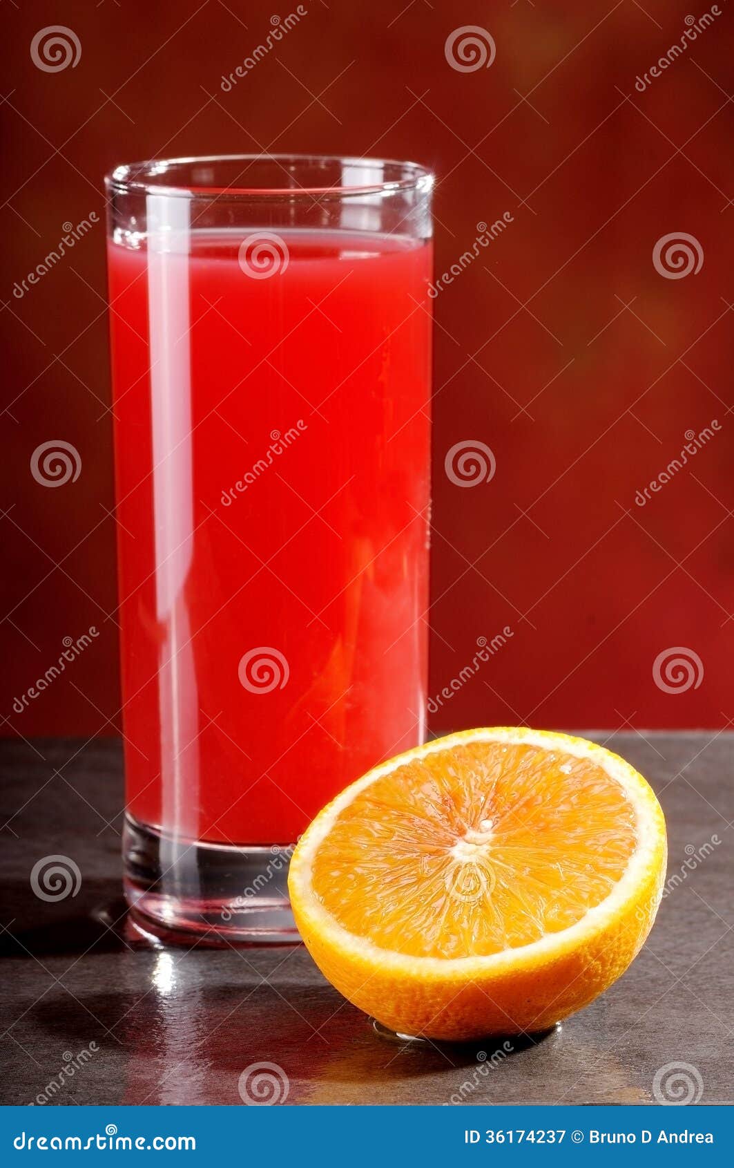 Red orange juice stock image. Image of cold, squeezed - 36174237
