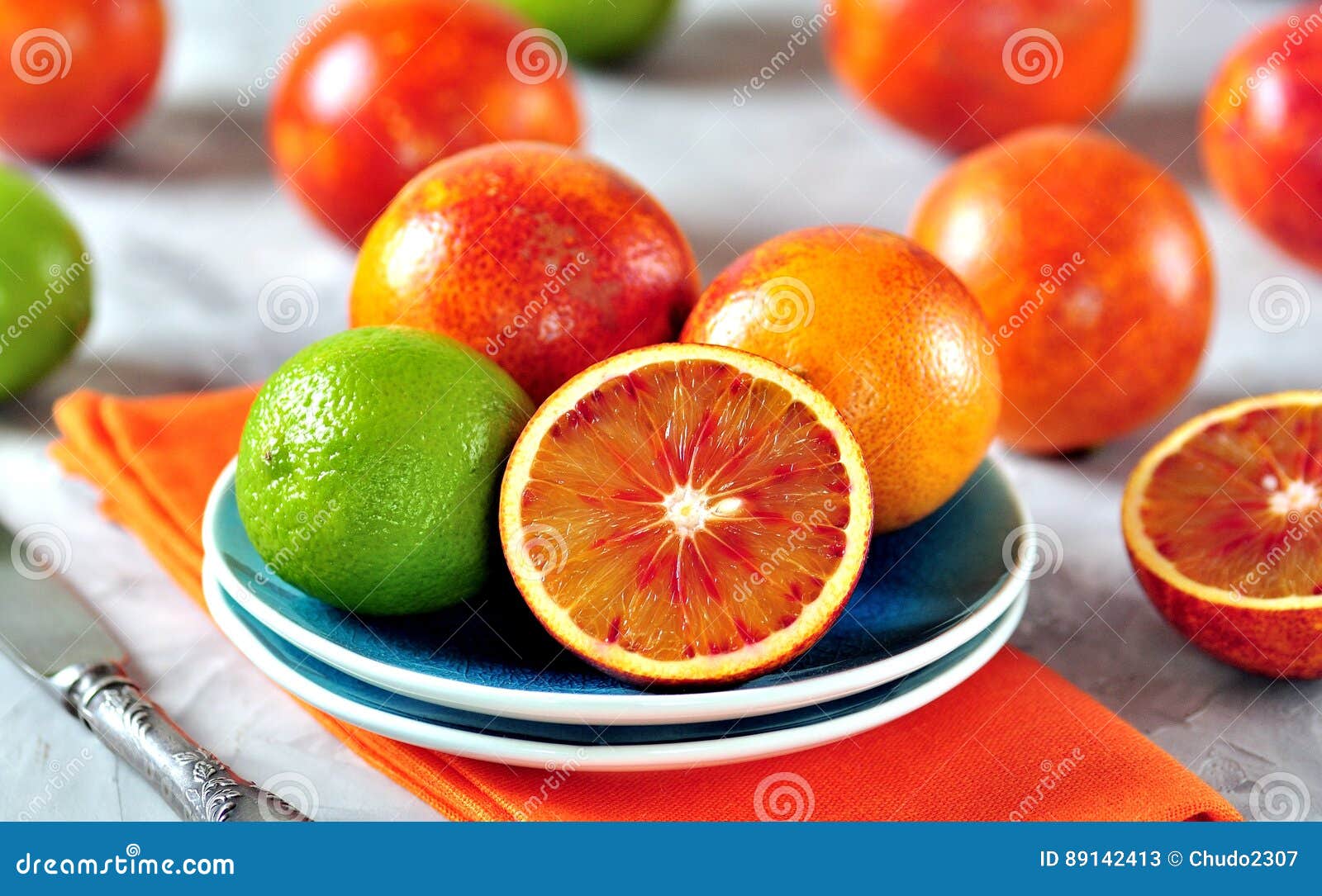 Red Orange and Lime. Healthy Food Stock Image - Image of menu, honey ...