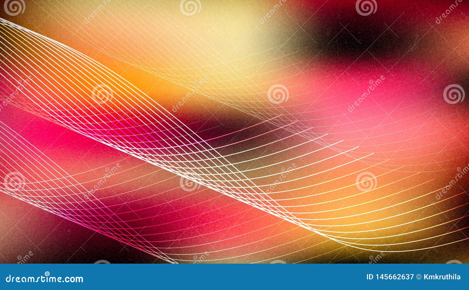 Red Orange Line Beautiful Elegant Illustration Graphic Art Design ...