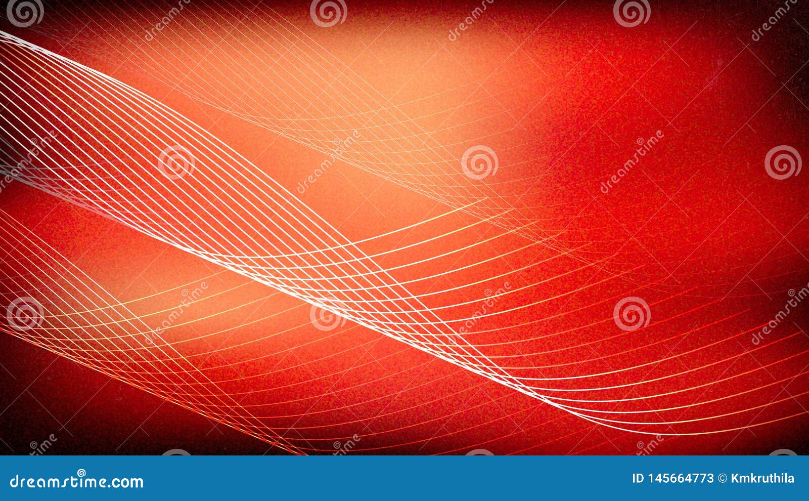 Red Orange Line Beautiful Elegant Illustration Graphic Art Design ...