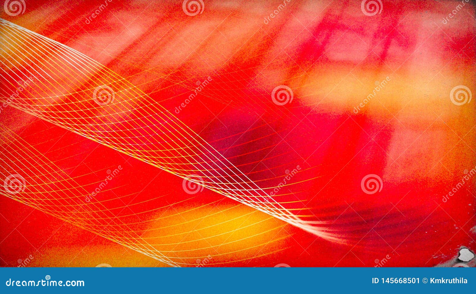 Red Orange Line Beautiful Elegant Illustration Graphic Art Design ...