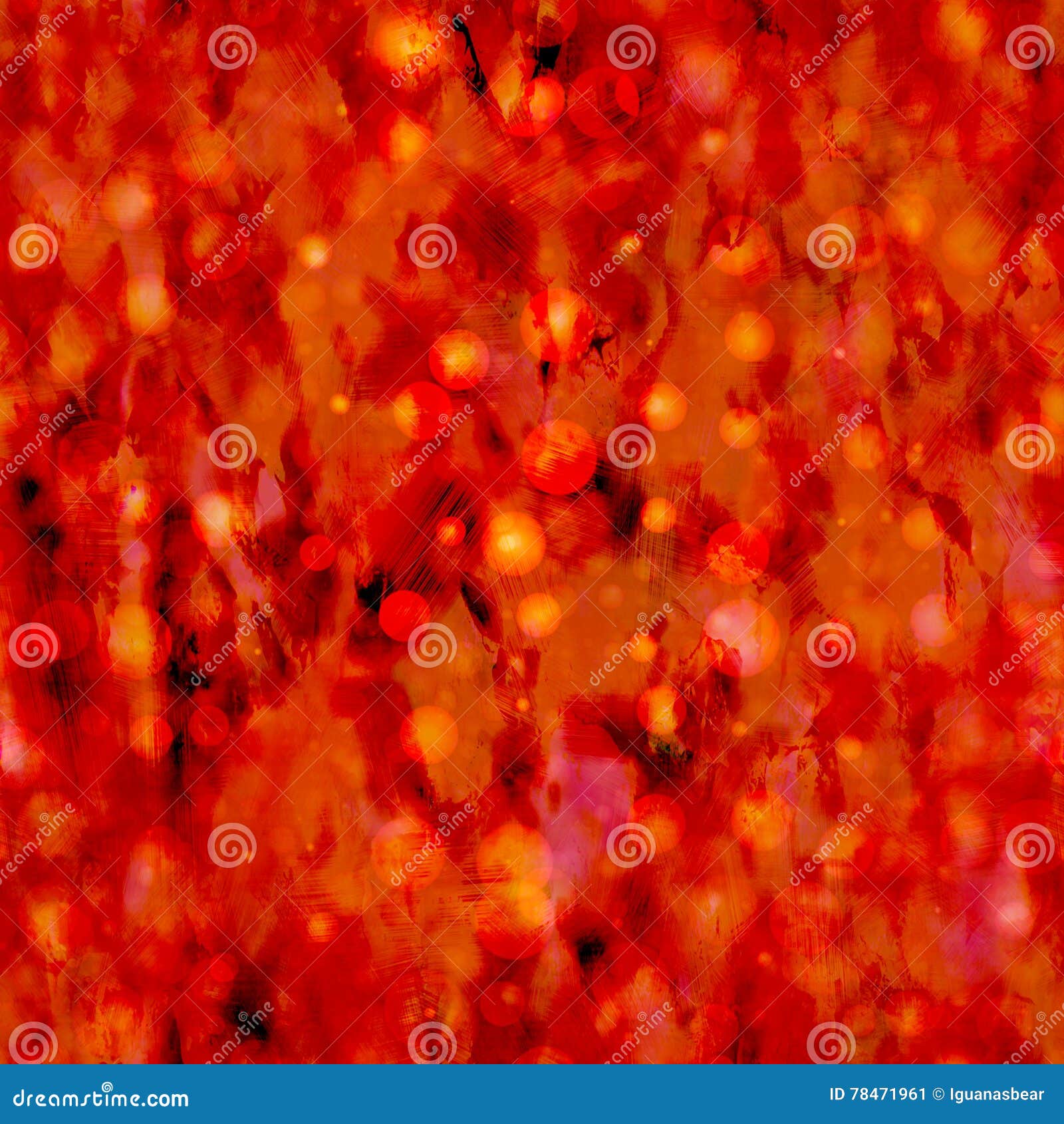 Red Orange Seamless Stained Pattern Stock Illustration - Illustration ...
