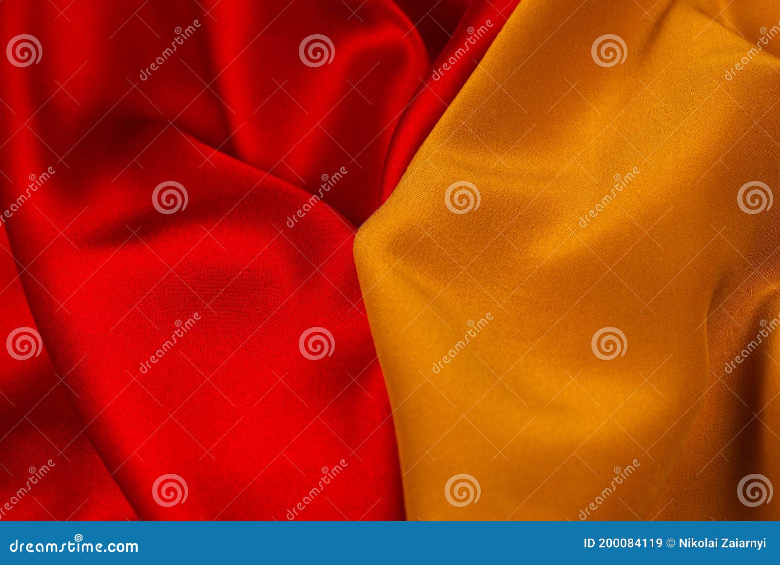 Red and Orange Silk or Satin Luxury Fabric Texture Can Use As Abstract ...