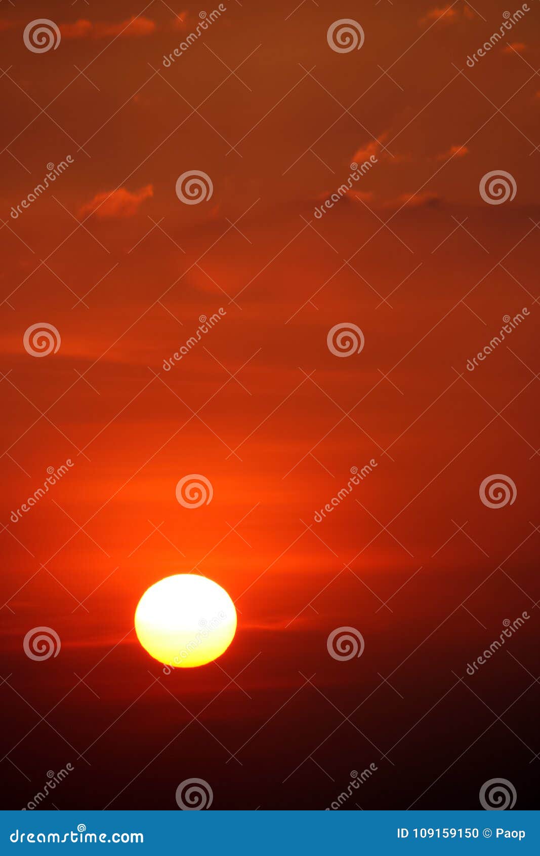 Red and orange sunset stock photo. Image of paradise - 109159150