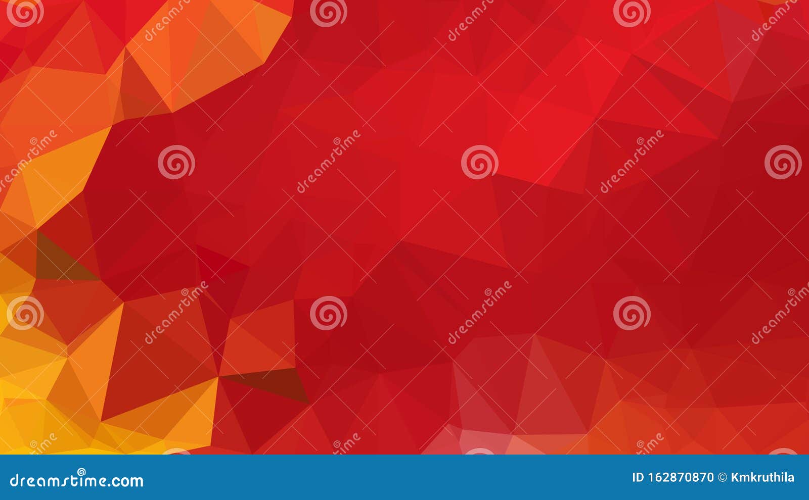 Red and Orange Triangle Geometric Background Vector Stock Vector ...