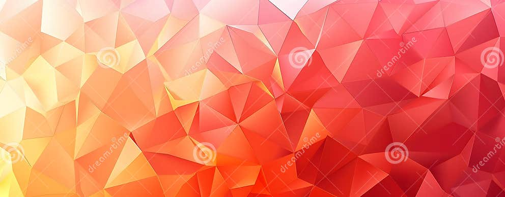 Red and Orange Triangular Pattern Vector Background Stock Illustration ...