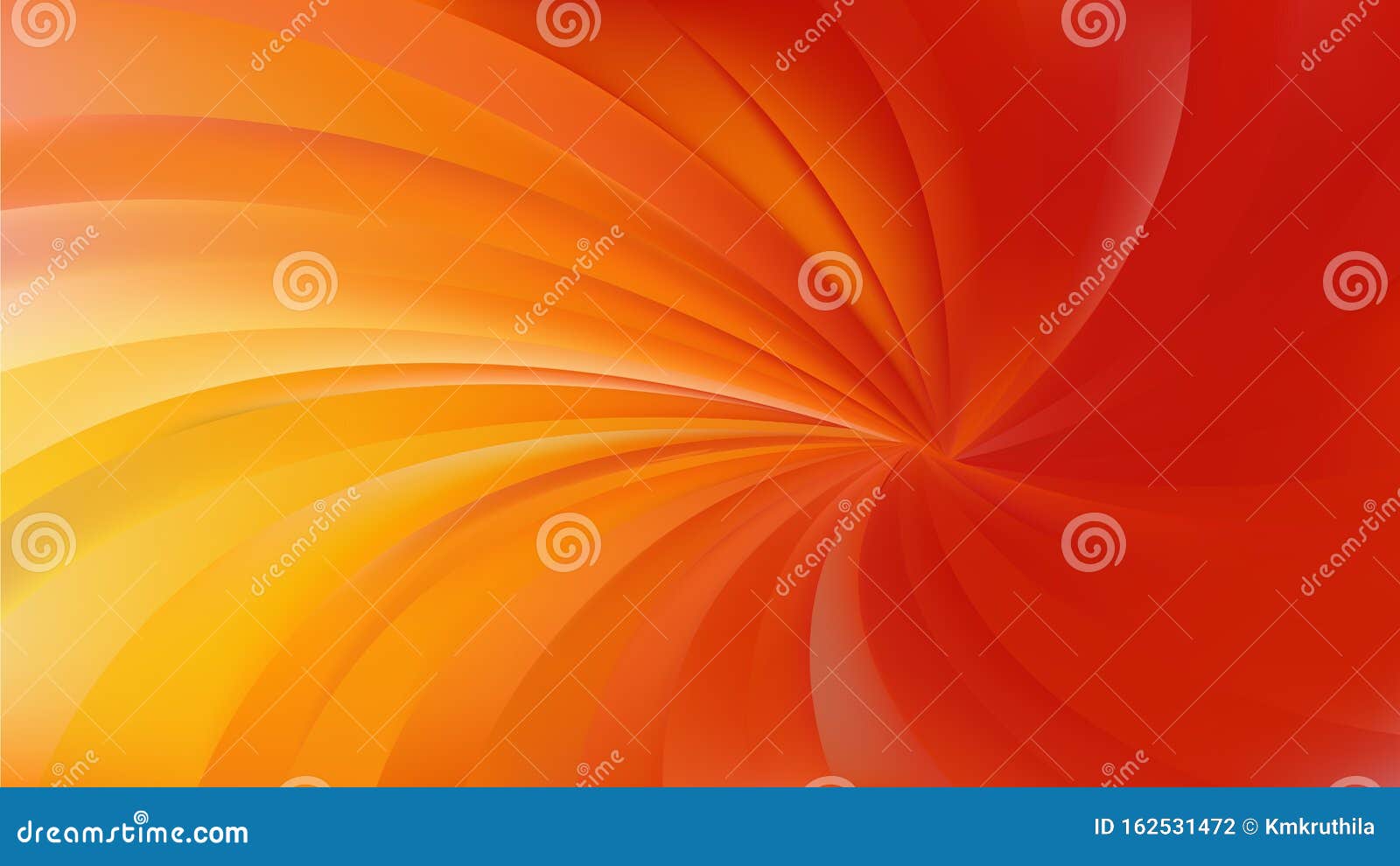 Red and Orange Twisted Spiral Rays Background Stock Vector ...