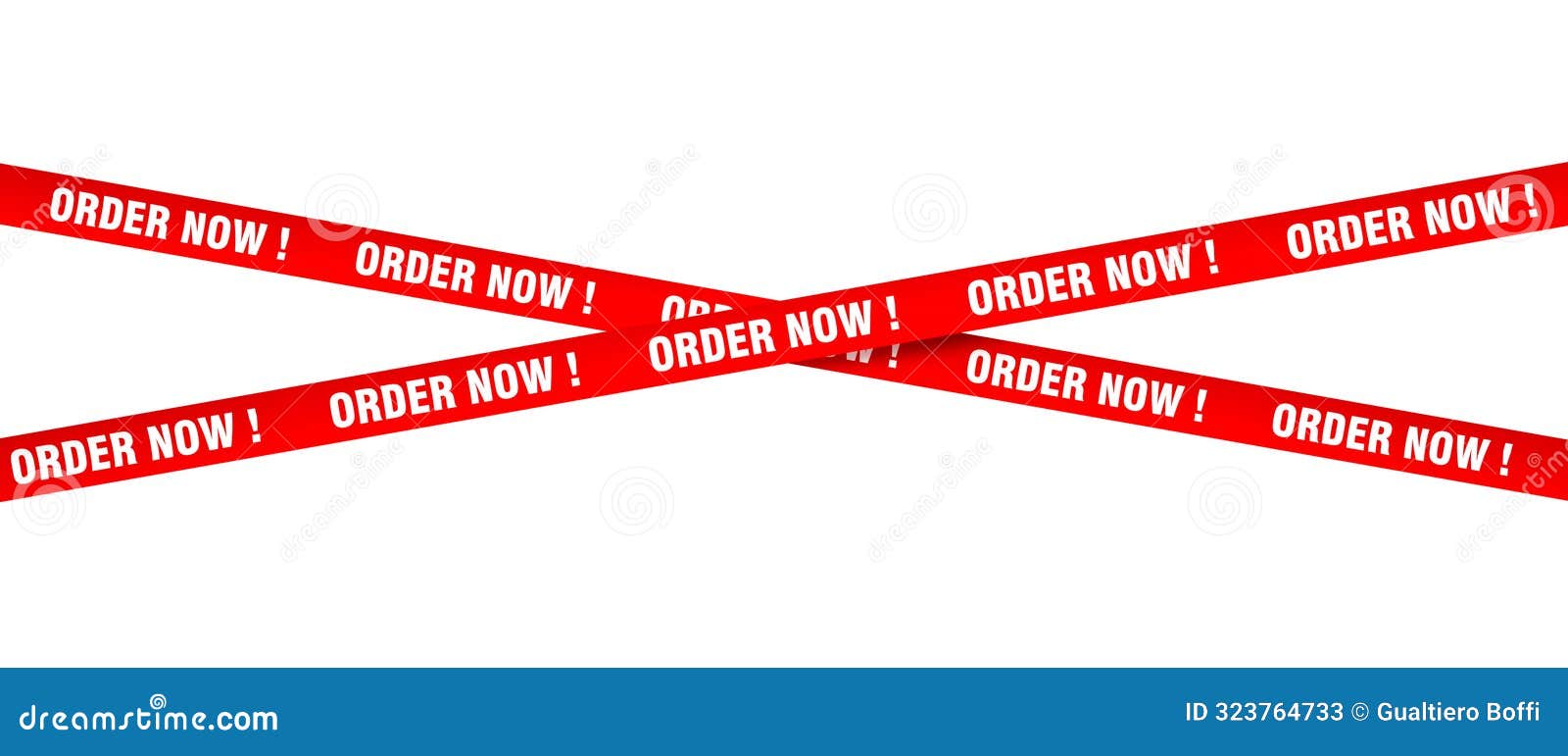 Red Order Now Ribbon Banner on Transparent Background Stock ...
