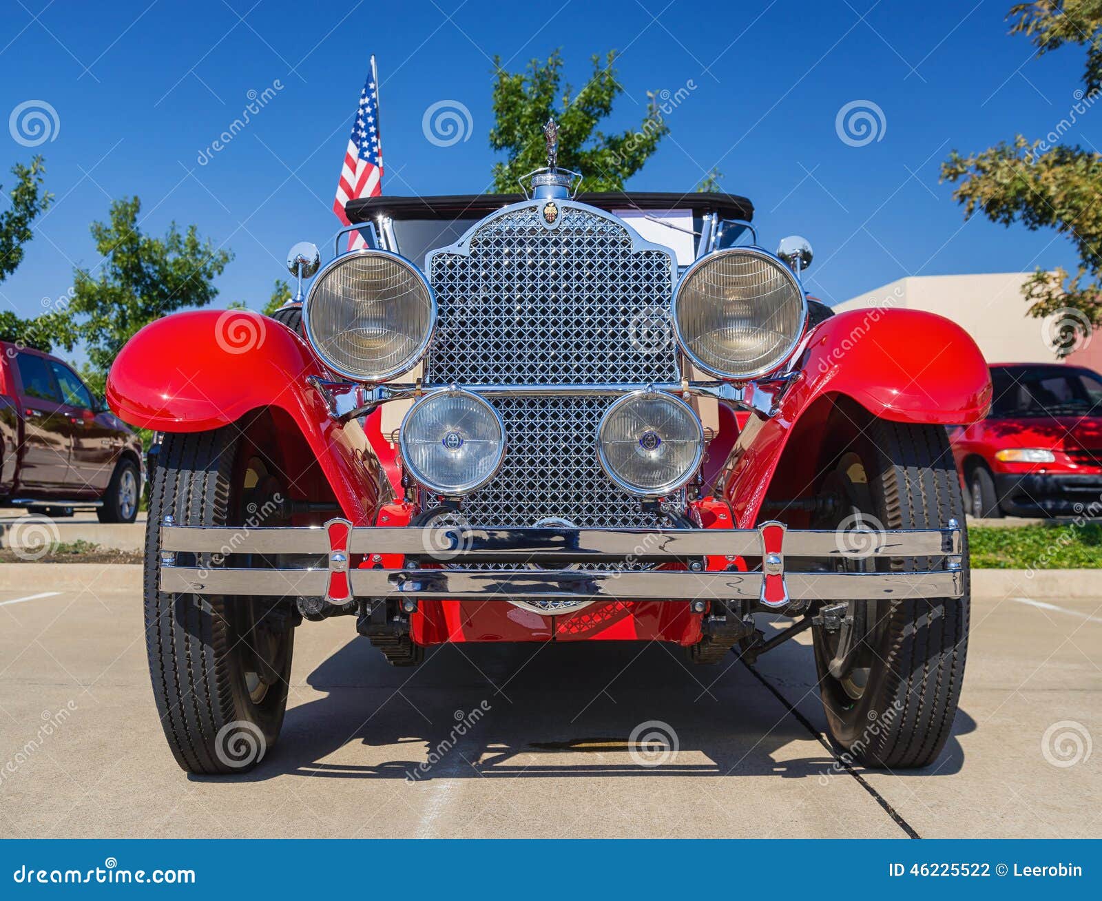 Red 1929 Packard Classic Car Editorial Photography - Image of view ...