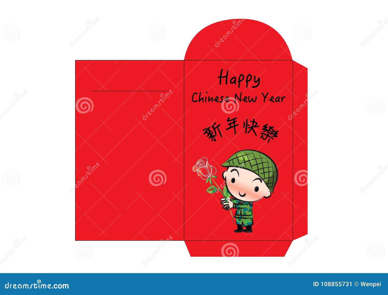 Red packet design vector stock illustration. Illustration of monkey ...
