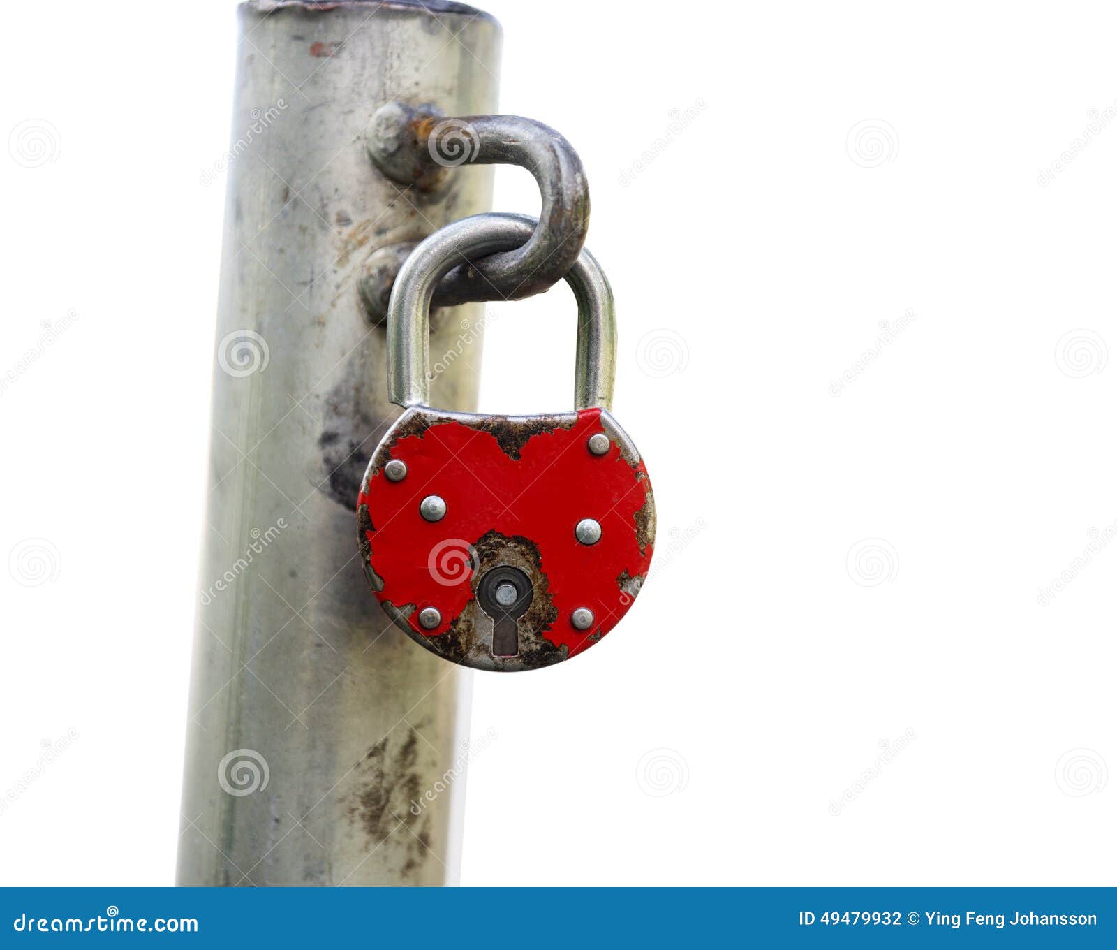 Red padlock stock photo. Image of lock, white, close - 49479932