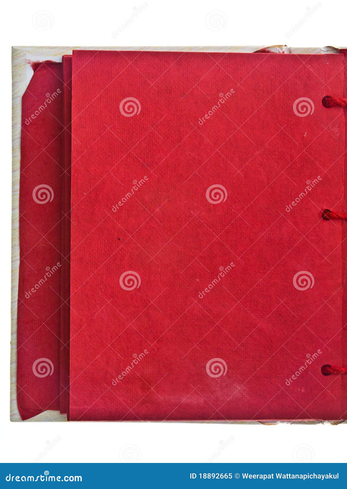 Red page stock image. Image of reminder, school, information - 18892665