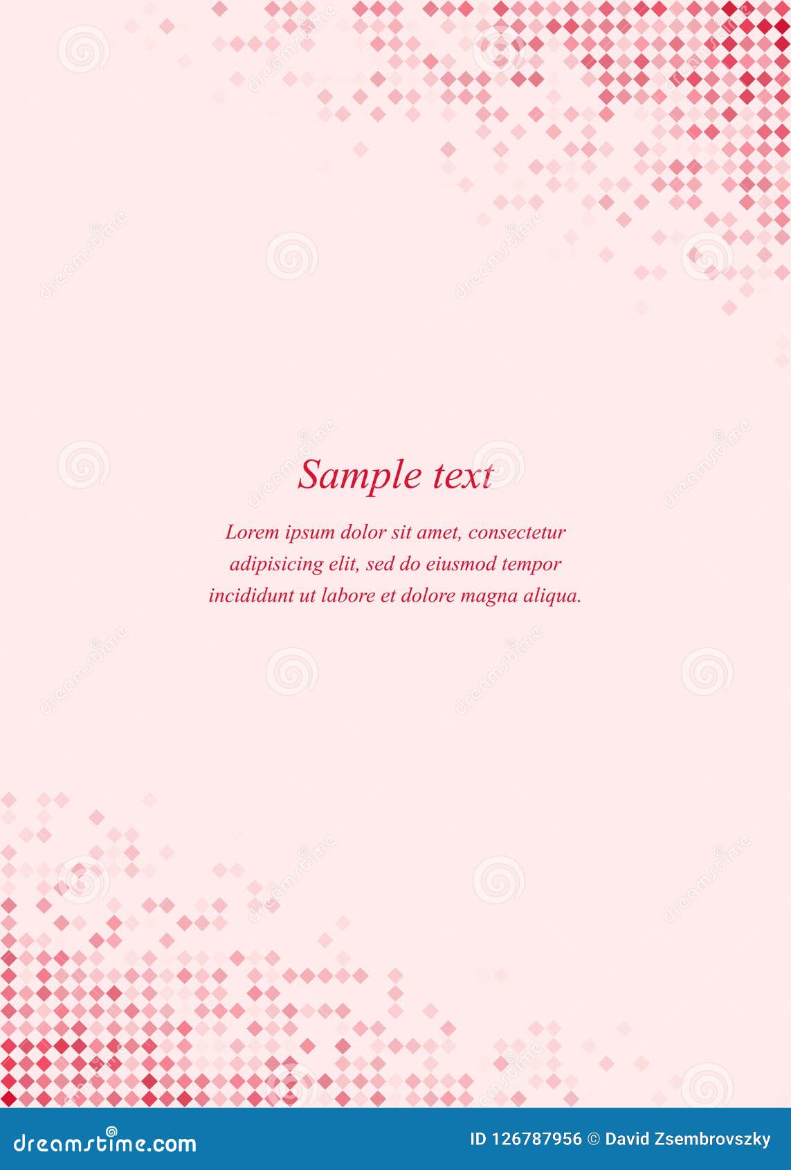 Red Page Corner Design Template Stock Vector - Illustration of side ...