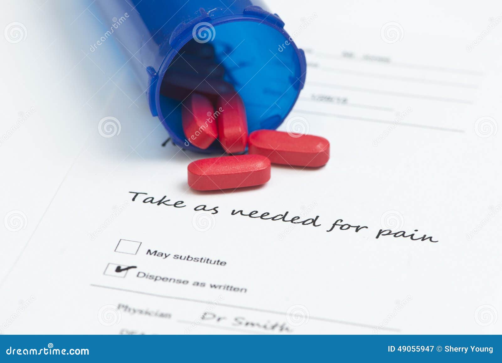 Red Pain Medication stock image. Image of drugs, pills - 49055947