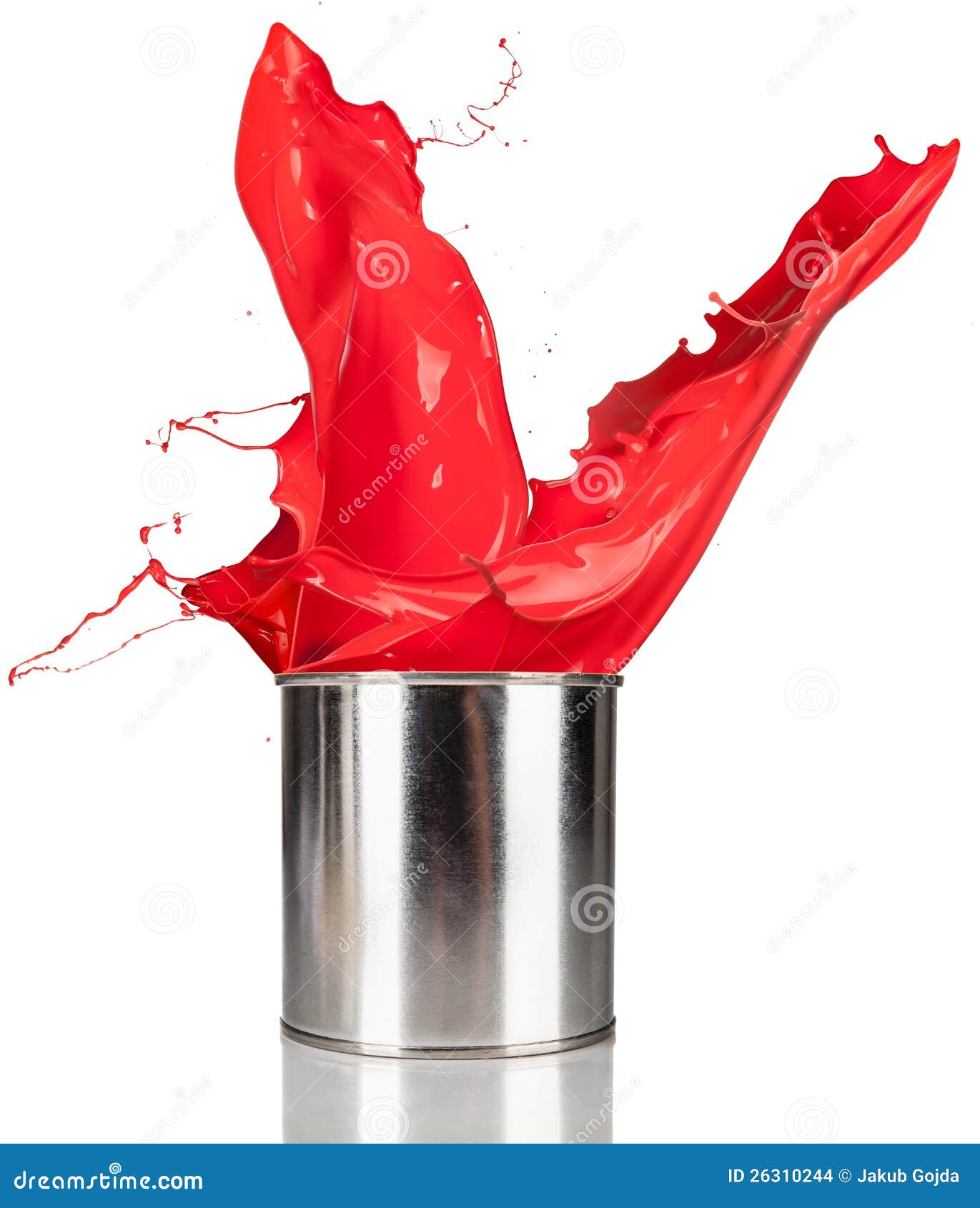Red paint stock photo. Image of design, smooth, fresh - 26310244