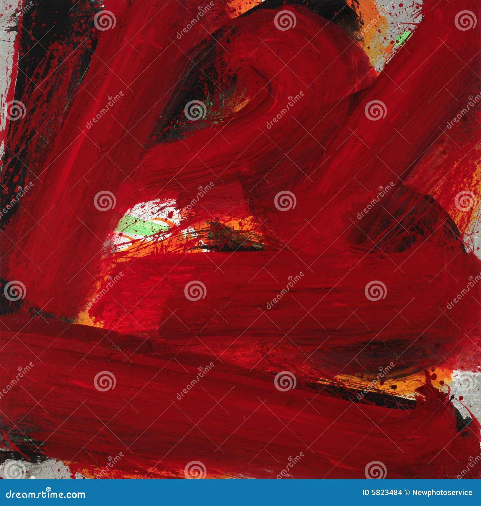 Red paint stock photo. Image of modern, fantasy, drawing - 5823484