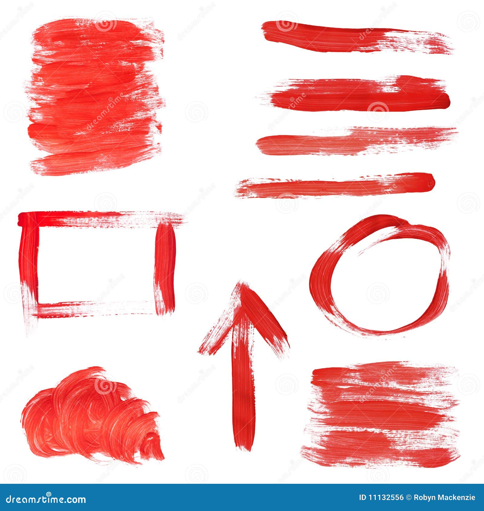 Red Paint Design Elements stock photo. Image of arrow - 11132556