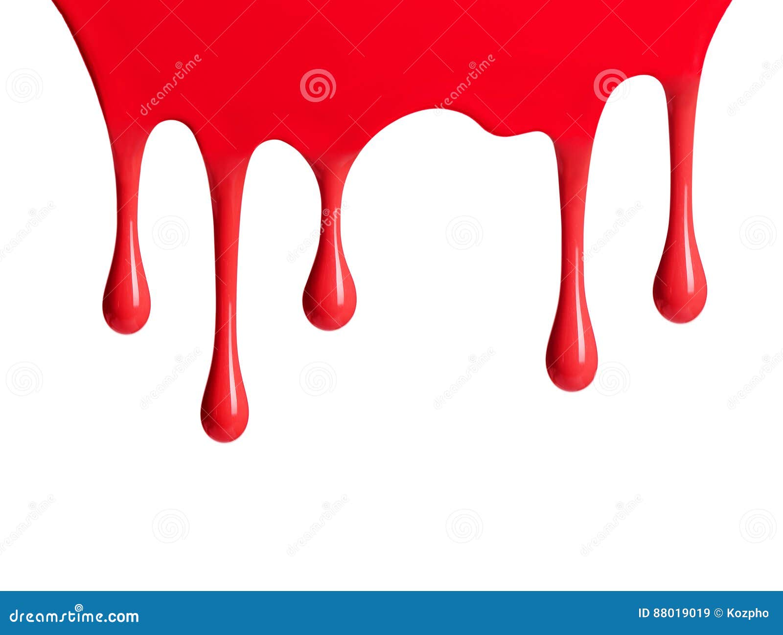 Red Paint Dripping