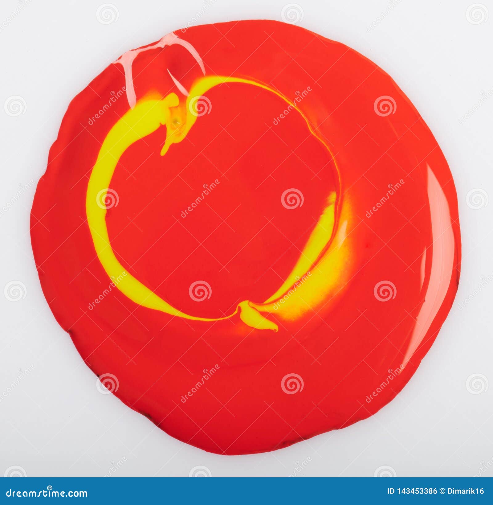 Red paint drop stock photo. Image of modern, blue, effect - 143453386