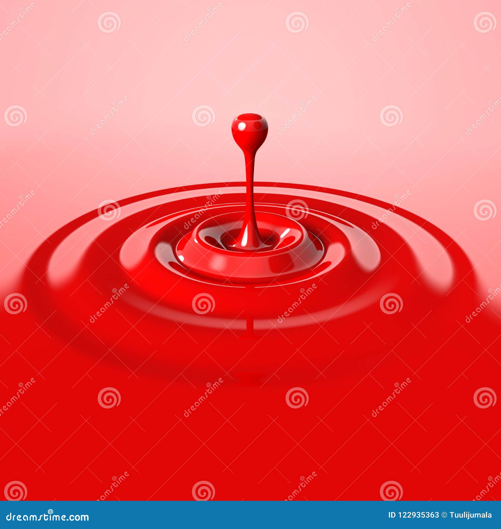 Red Paint Drop Spalsh Background Stock Illustration - Illustration of ...