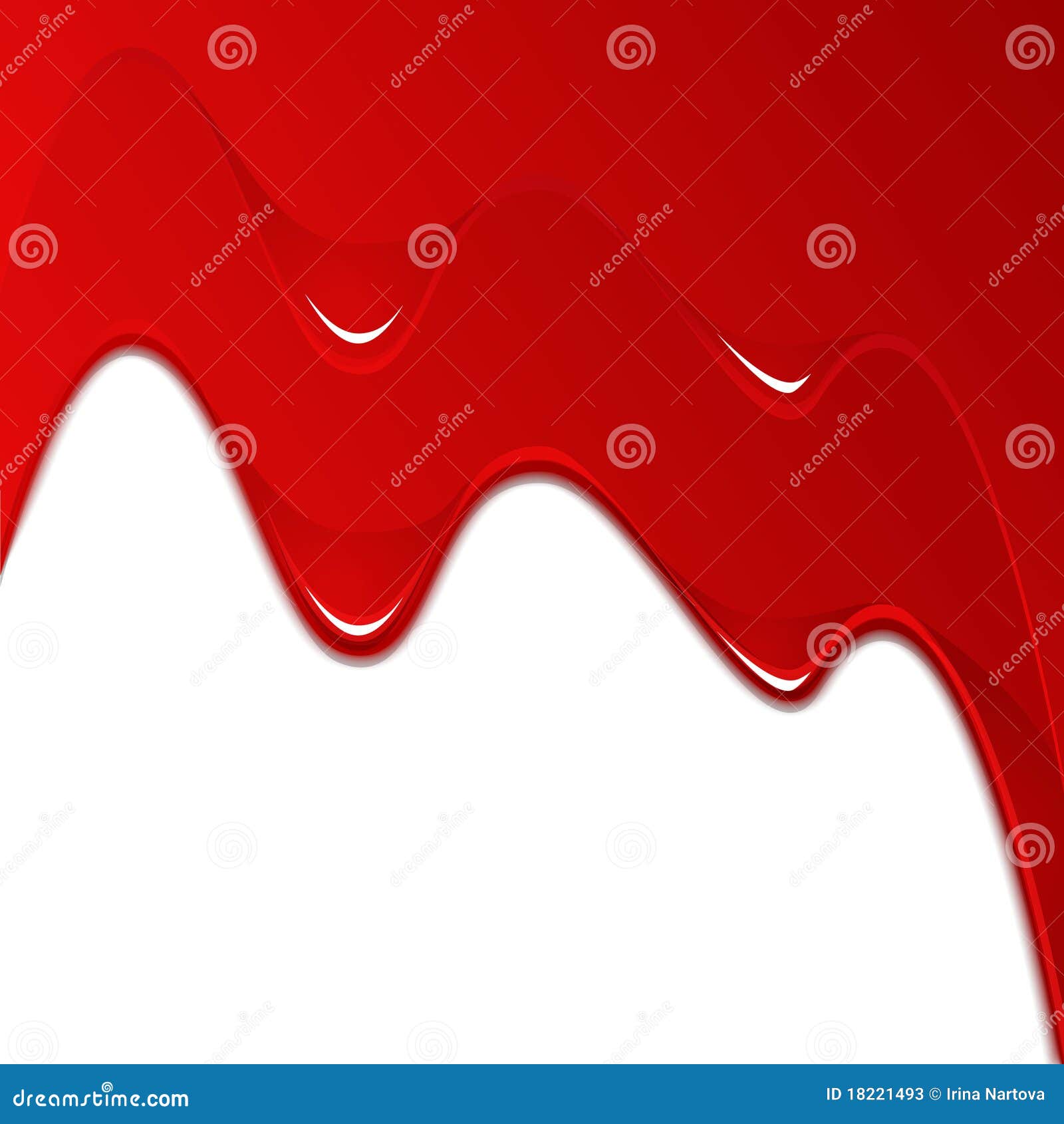 Red Paint Flow stock vector. Illustration of effect, copy - 18221493