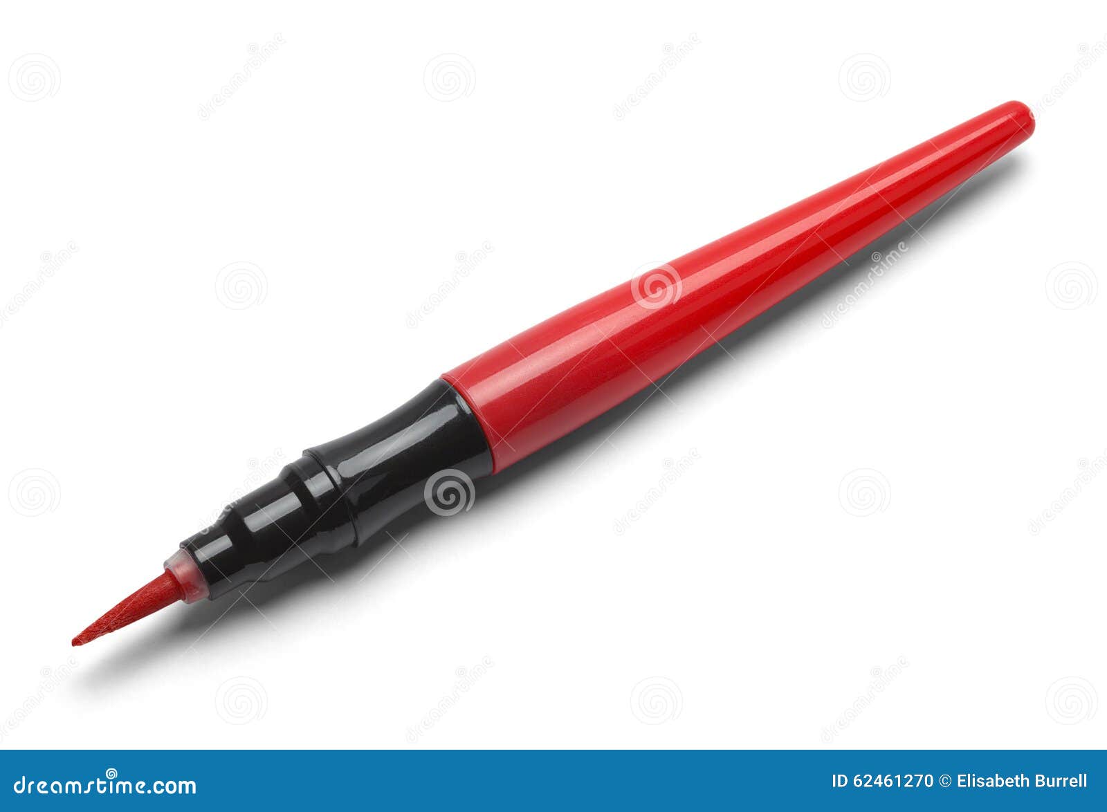 Red Paint Marker stock photo. Image of supplies, sharp - 62461270