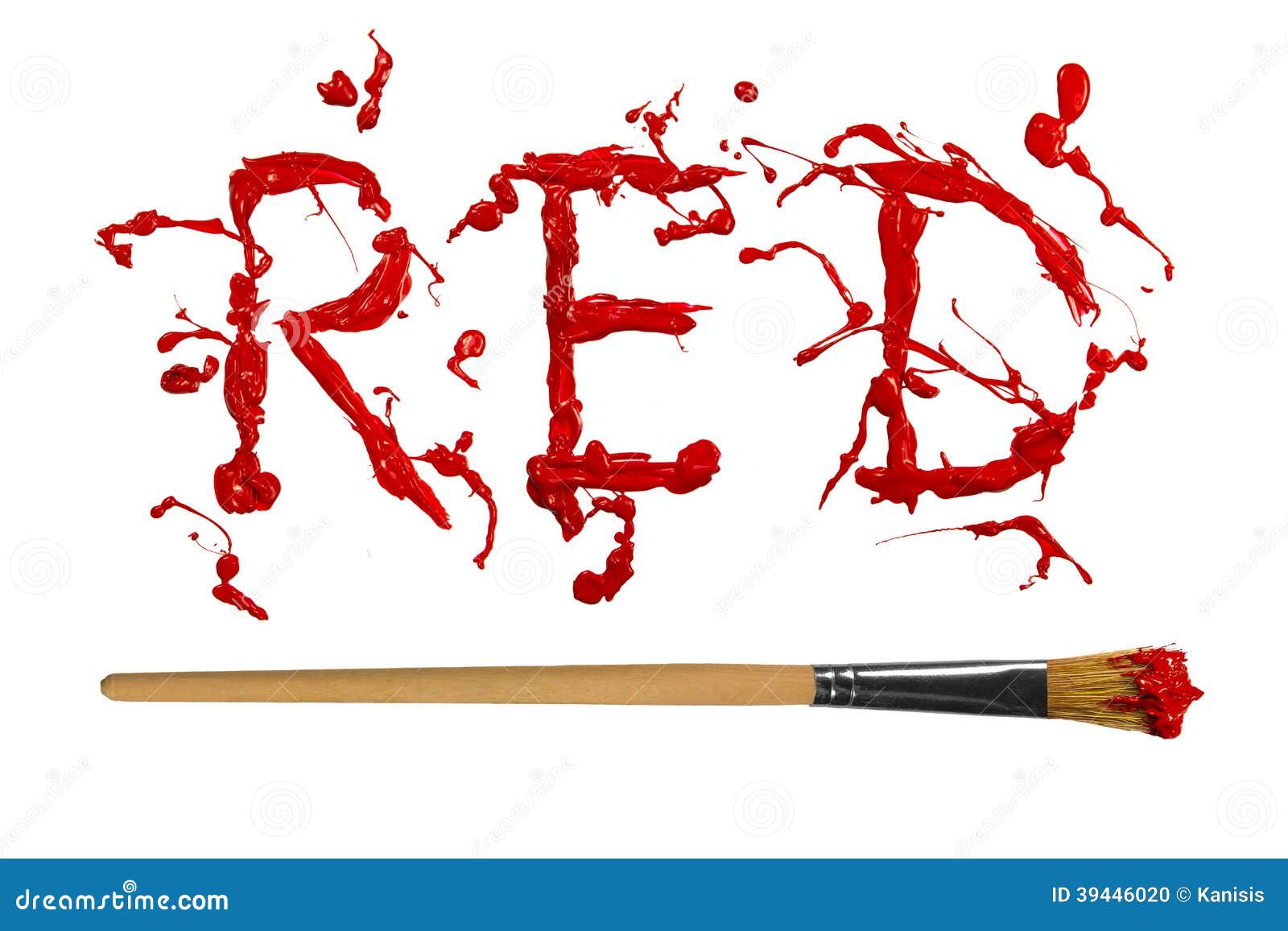 Red Paint Painted Word Blood Stock Photo - Image of background, messy ...