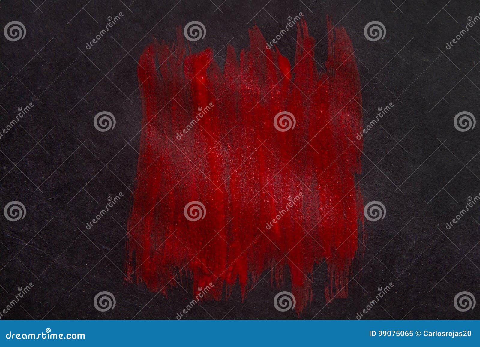 Red paint on paper stock illustration. Illustration of blood - 99075065