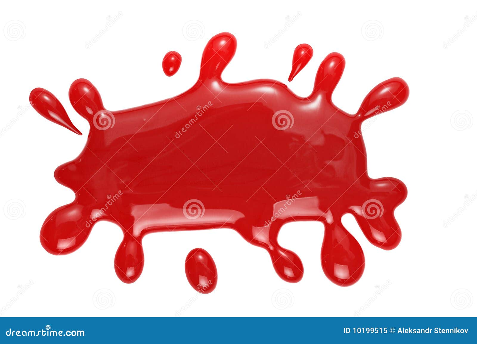 Red paint splash stock image. Image of liquid, graphic - 10199515