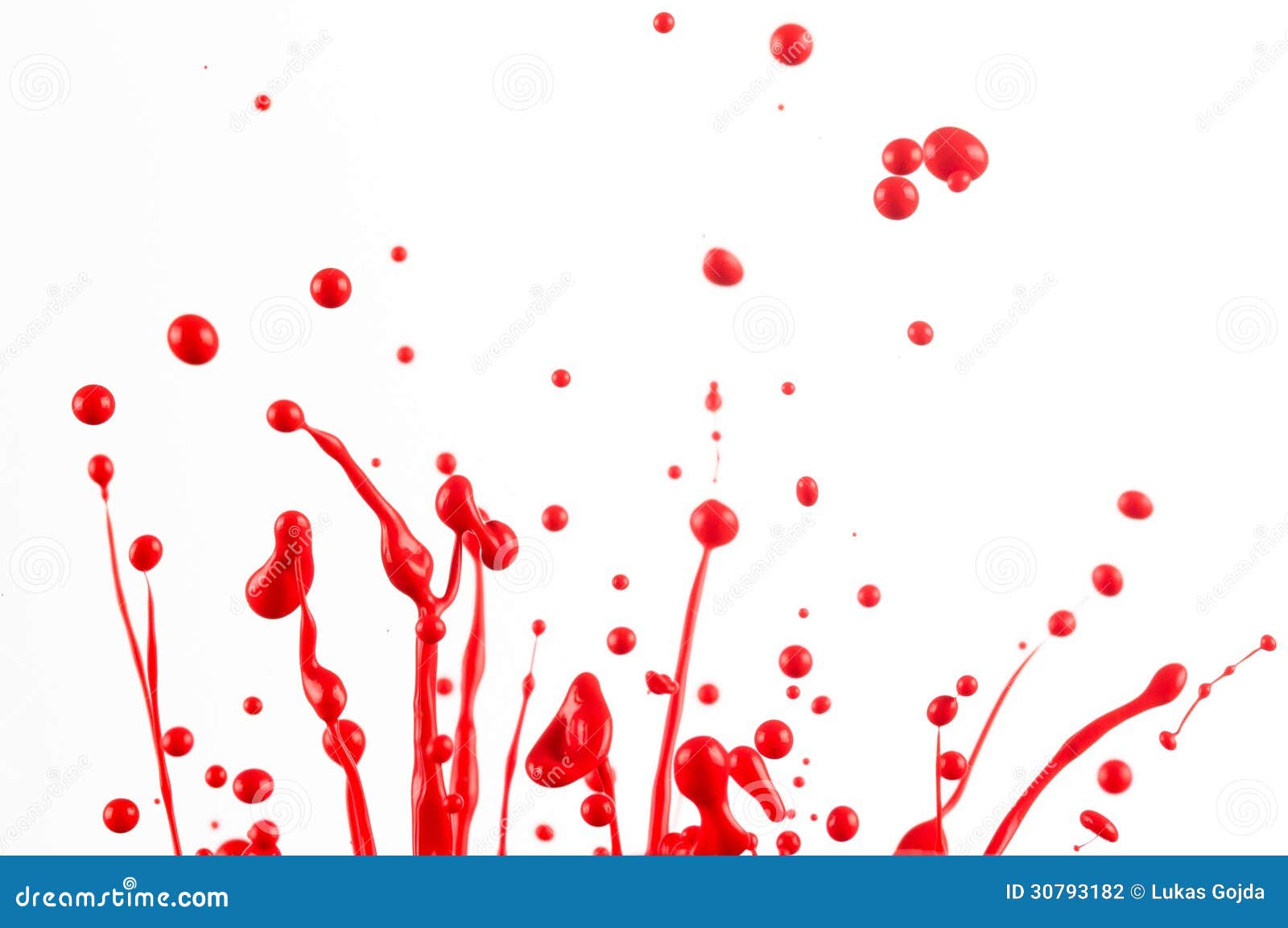 Red paint splashing stock photo. Image of color, drop - 30793182