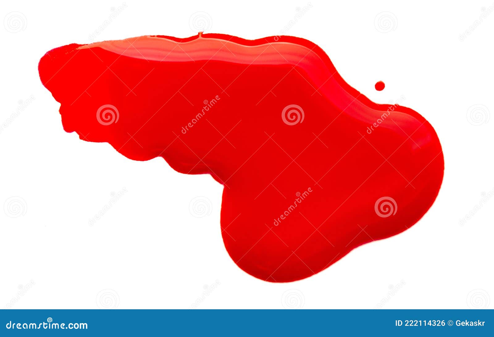 Red paint stain stock photo. Image of stain, stains - 222114326