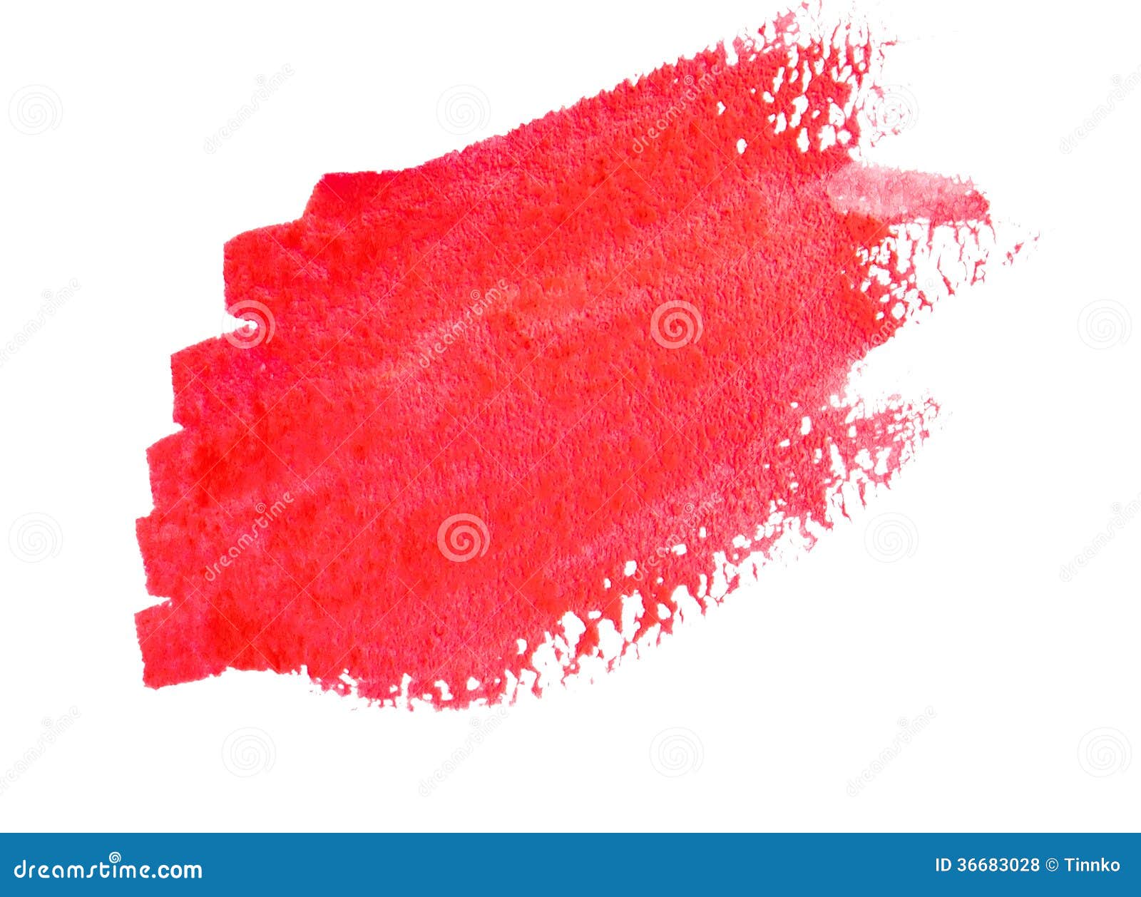 Red paint stroke stock photo. Image of palette, gouache - 36683028