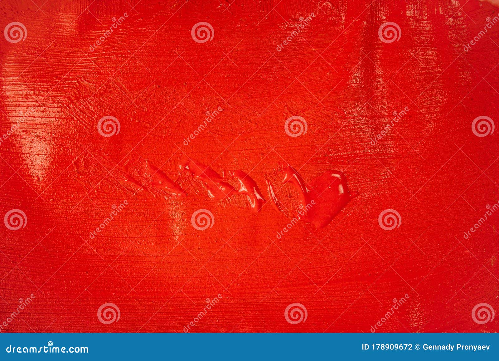 Red paint texture on wall stock photo. Image of artistic - 178909672