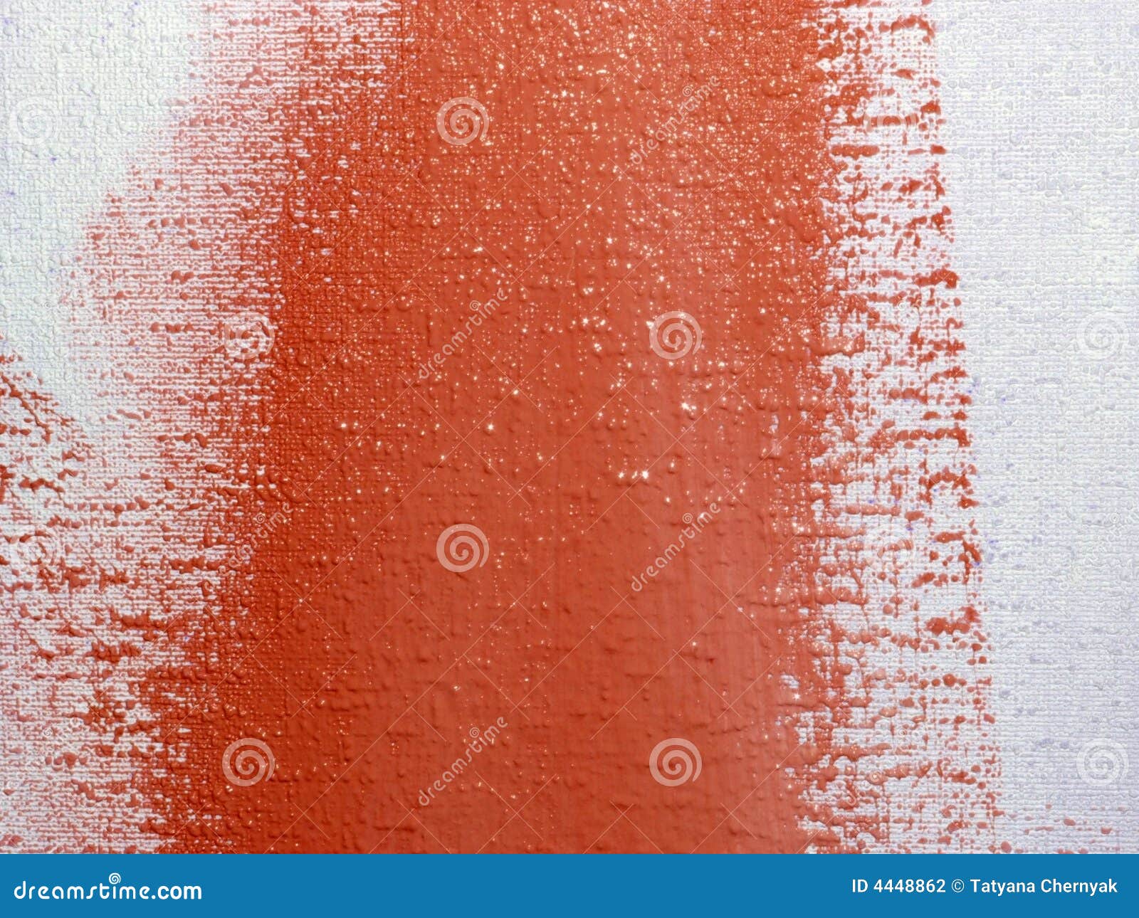 Red Paint On A Wall Picture. Image: 4448862