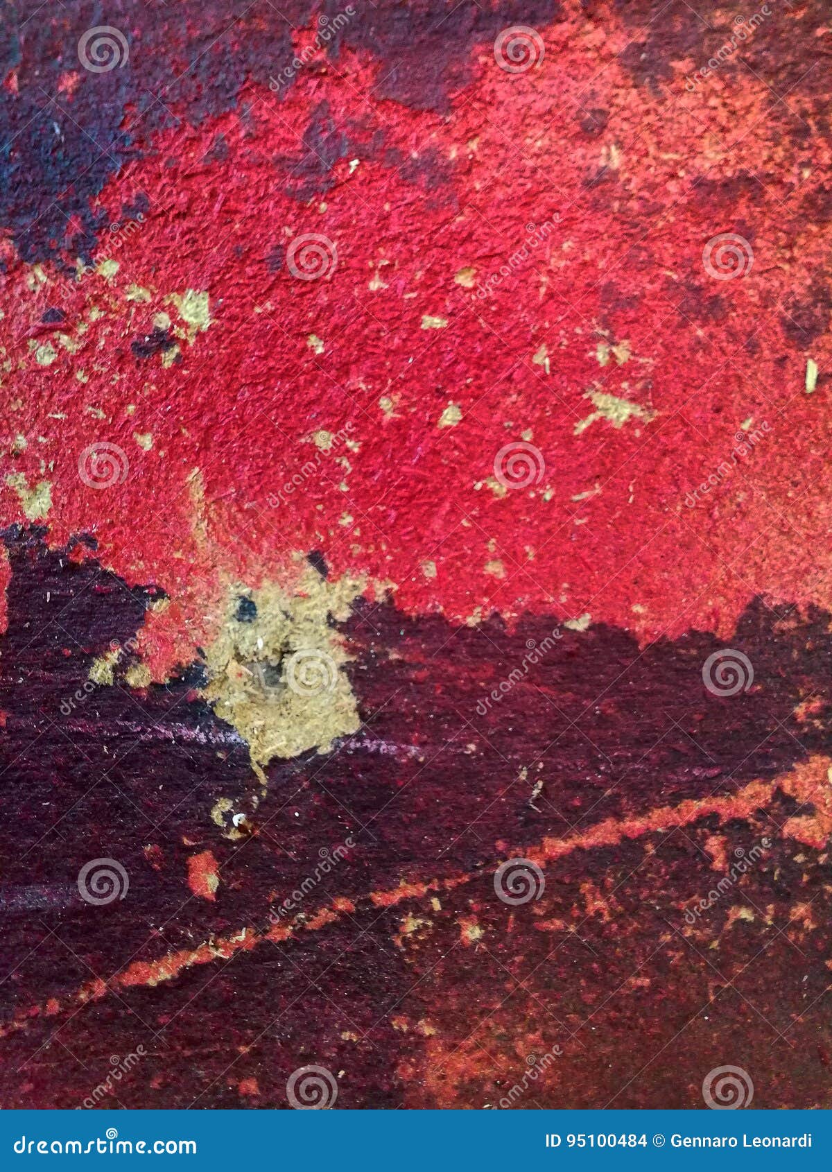 Red Painted Chipboard Panel Stock Photo - Image of colorful, casual ...