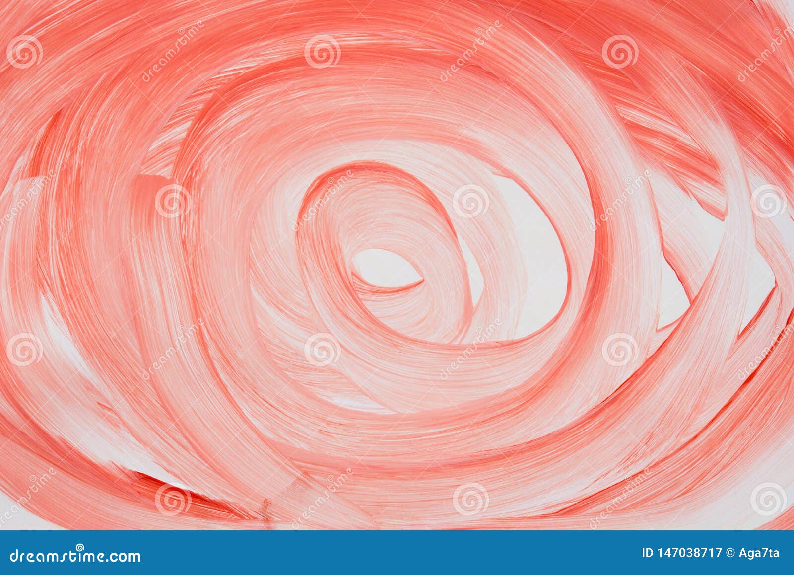 Red Painted Circle Pattern on White Paper Background Texture Stock ...