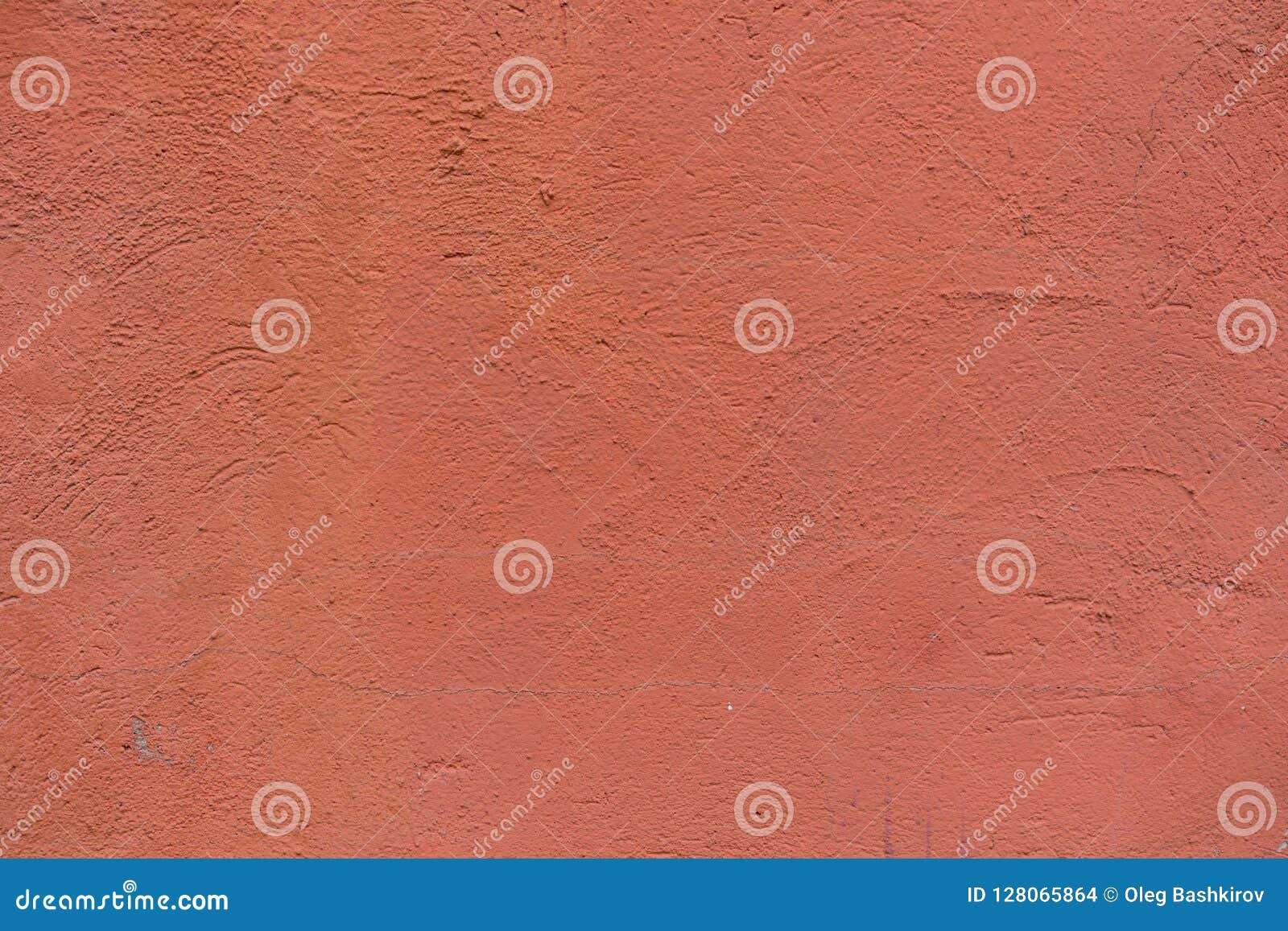 Red Painted Concrete Wall for Texture or Background. Stock Photo ...