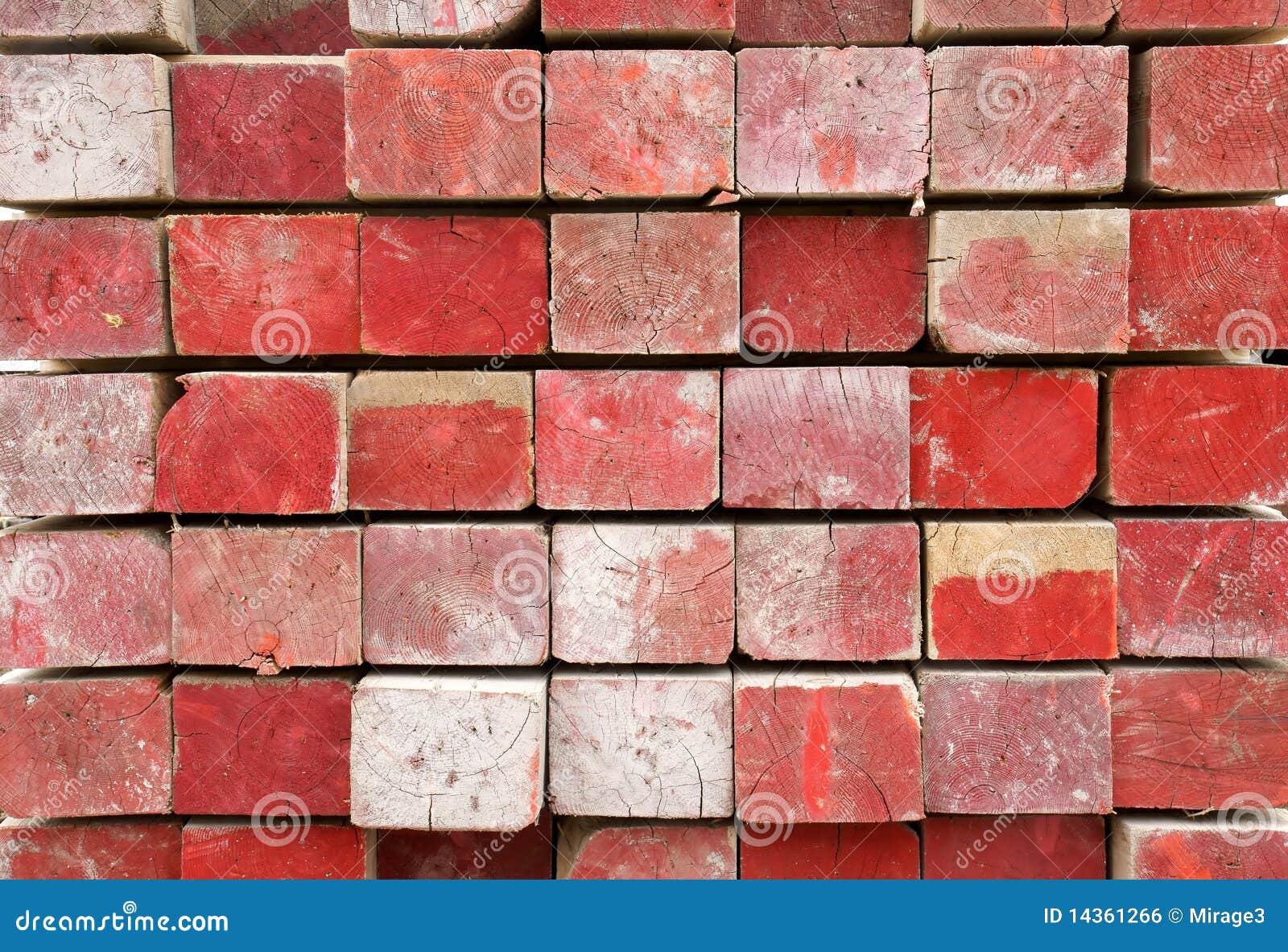 Red painted lumber stock photo. Image of ring, stud, growth - 14361266