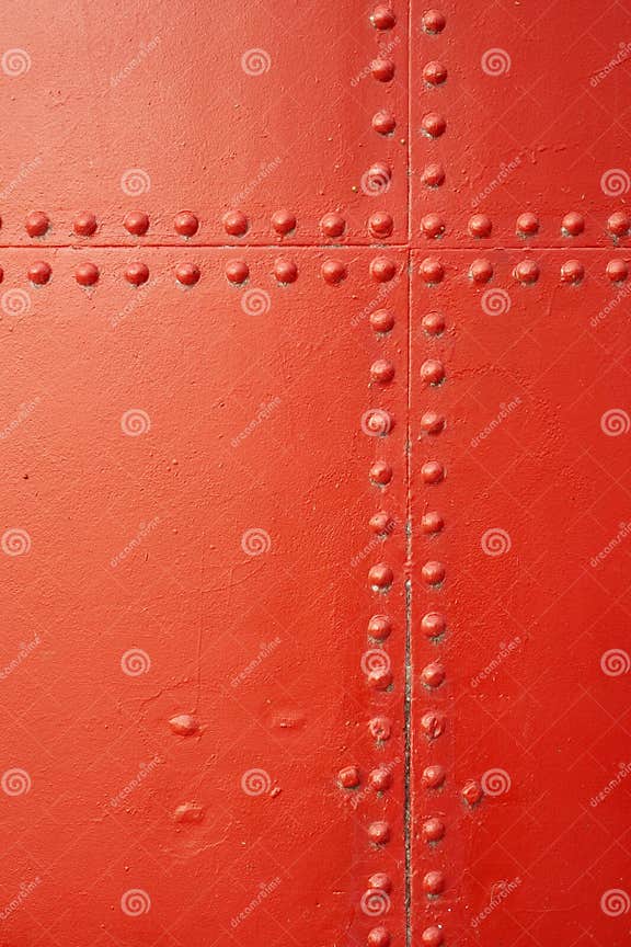 Red painted metal stock photo. Image of texture, fabrication - 5683338
