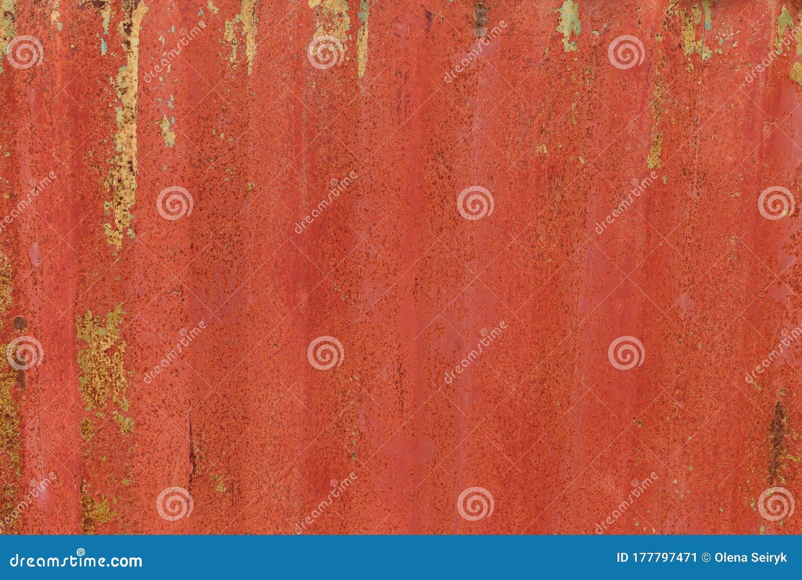 Red Painted Rusty Tin Texture, Aging Weathered Background Stock Image ...