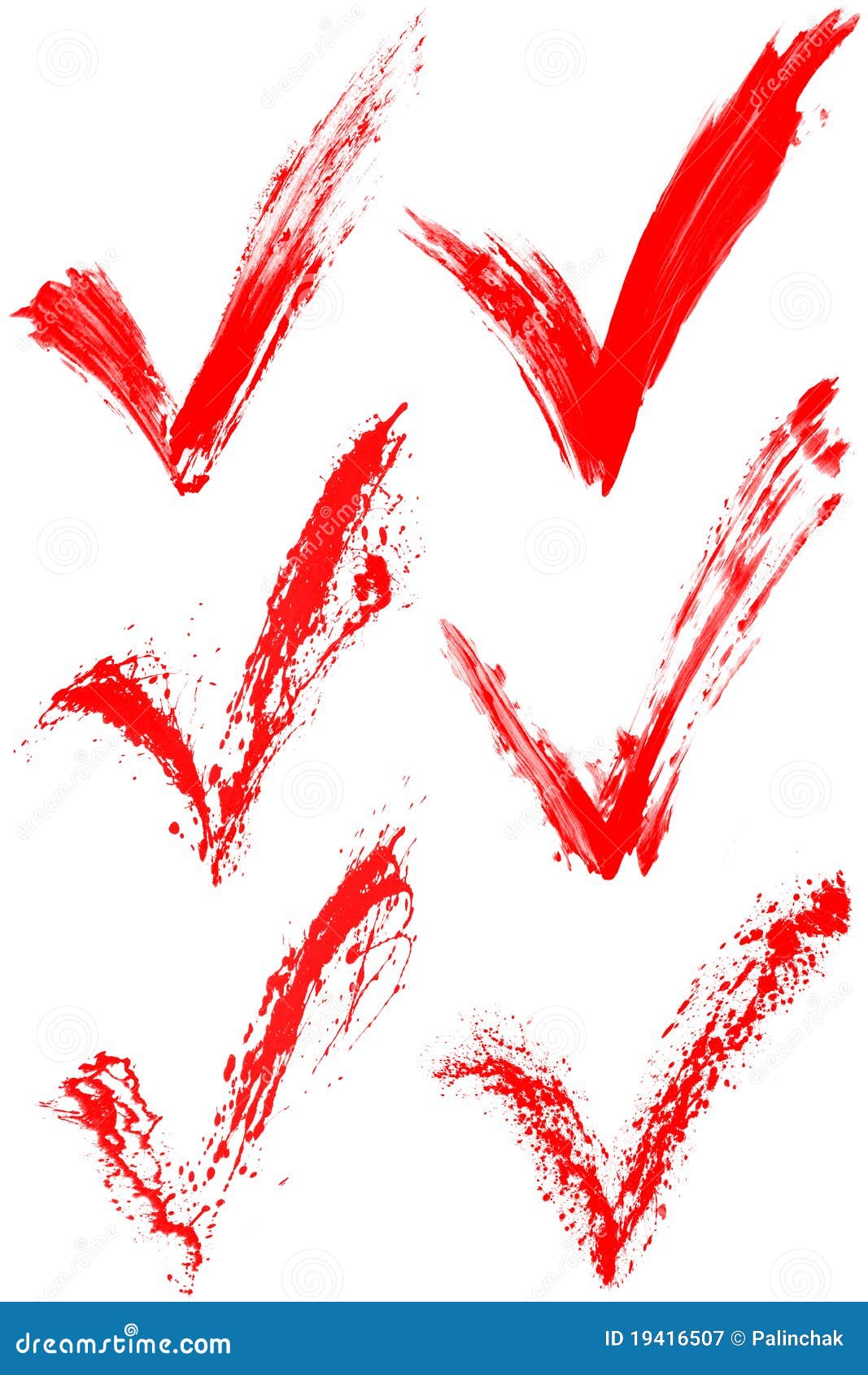 Red painted tick stock illustration. Illustration of frame - 19416507