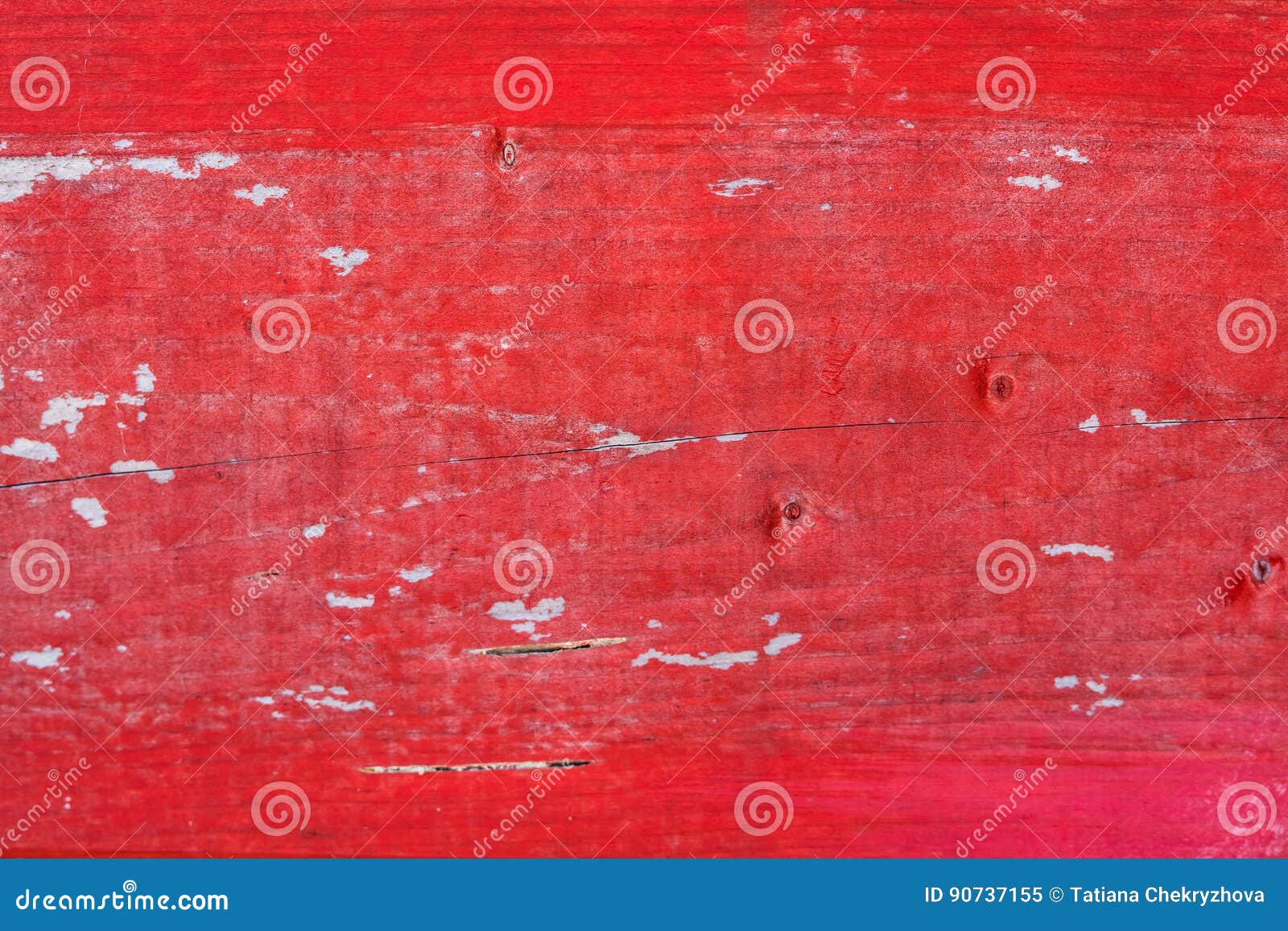 Red Painted Wood Board Background Texture Stock Image - Image of ...