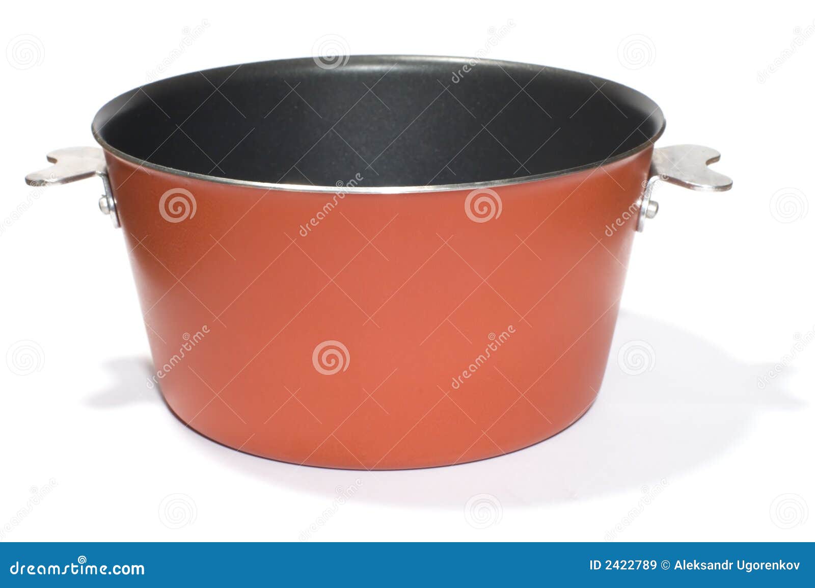 Red pan stock image. Image of kitchen, white, stew, detail - 2422789
