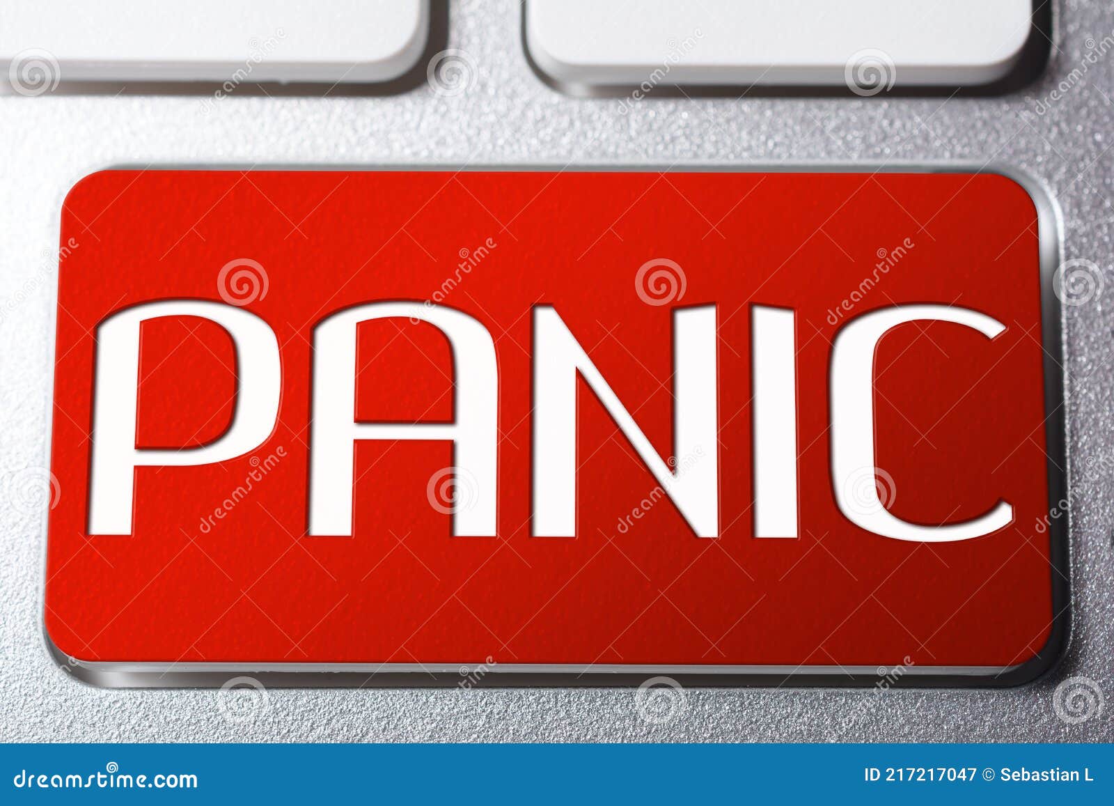 Red Panic Button on a Keyboard - Need Instant Help Concept Stock Image ...
