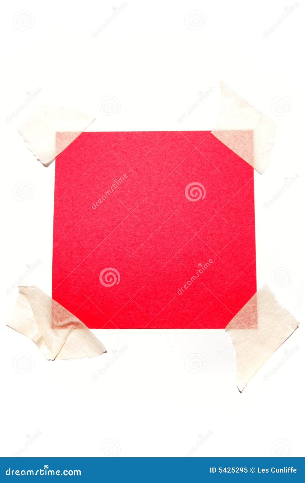 Red paper stock image. Image of white, isolated, office - 5425295
