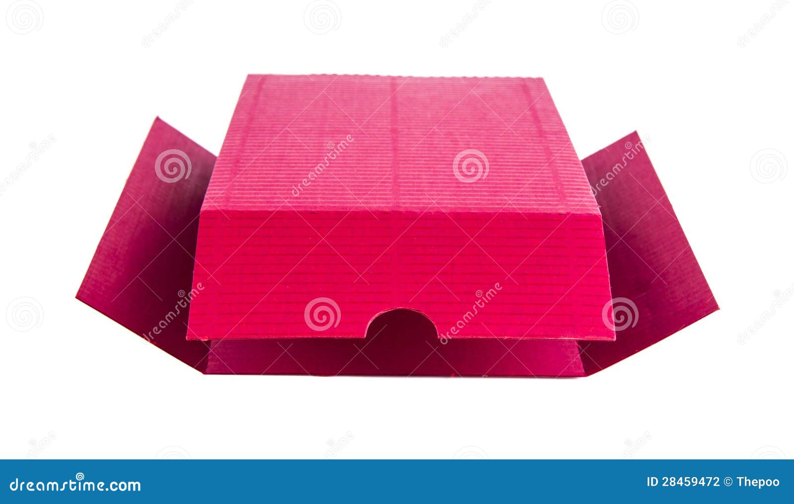 Red paper box. stock photo. Image of present, concept - 28459472