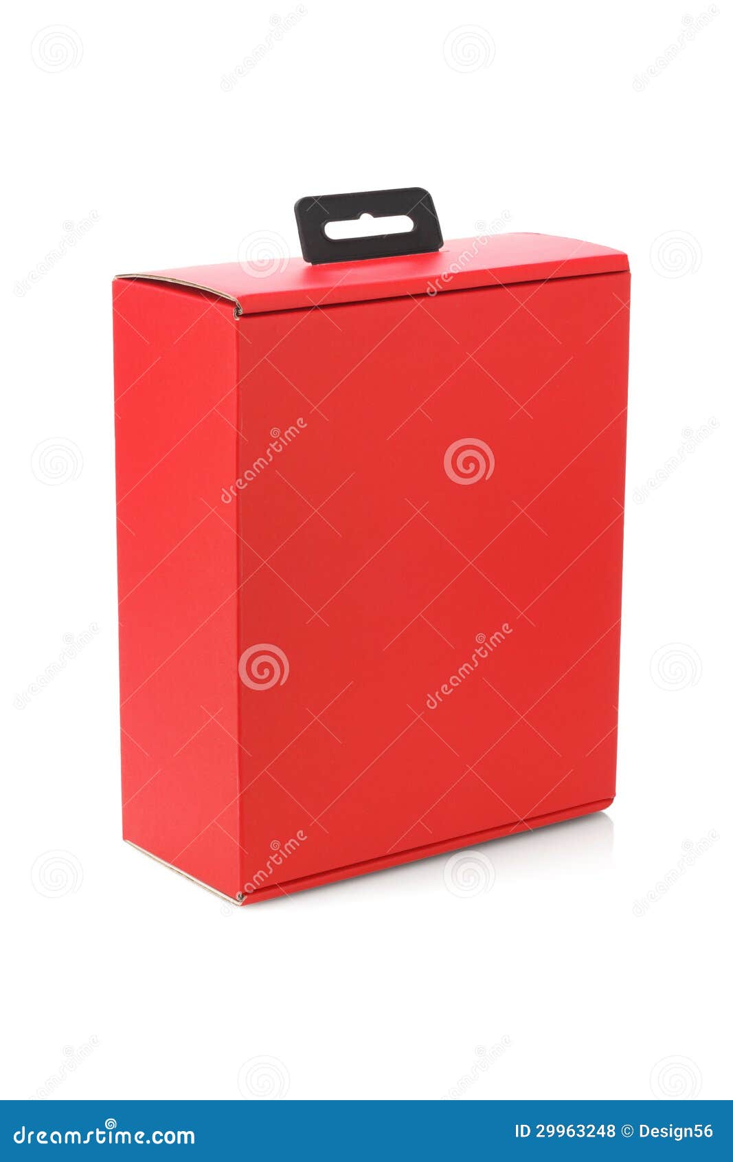 Red Paper Box stock photo. Image of present, standing - 29963248